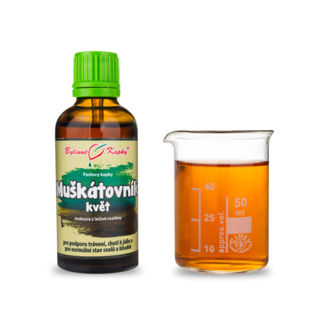 Muškátový orech kvet kvapky (tinktúra) 50 ml
